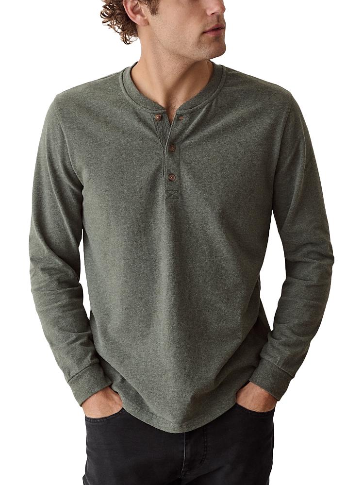 MARINE LAYER luxe jersey henley